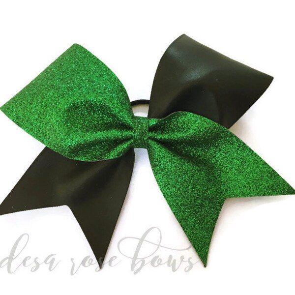 Green Cheer Bow - Etsy