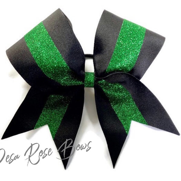 Green Cheer Bow - Etsy