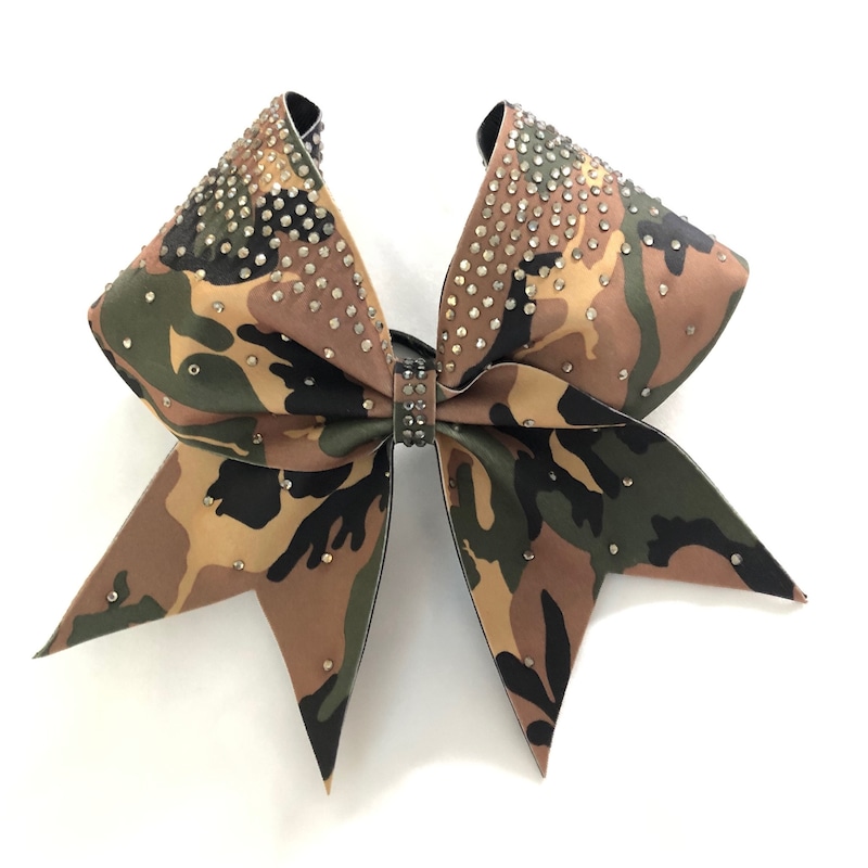 Camo Cheer Bow - Etsy