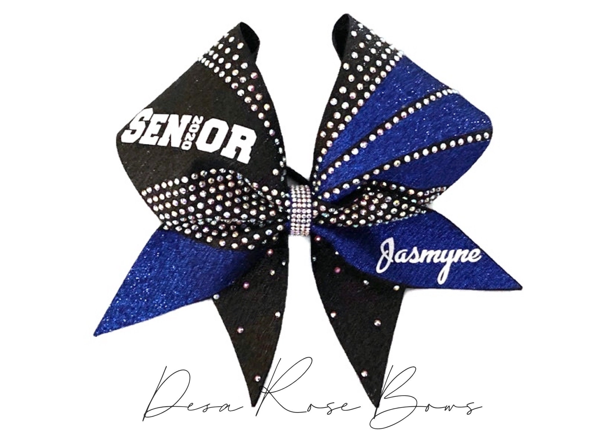 Senior Bow With Rhinestones You Choose Colors and | Etsy