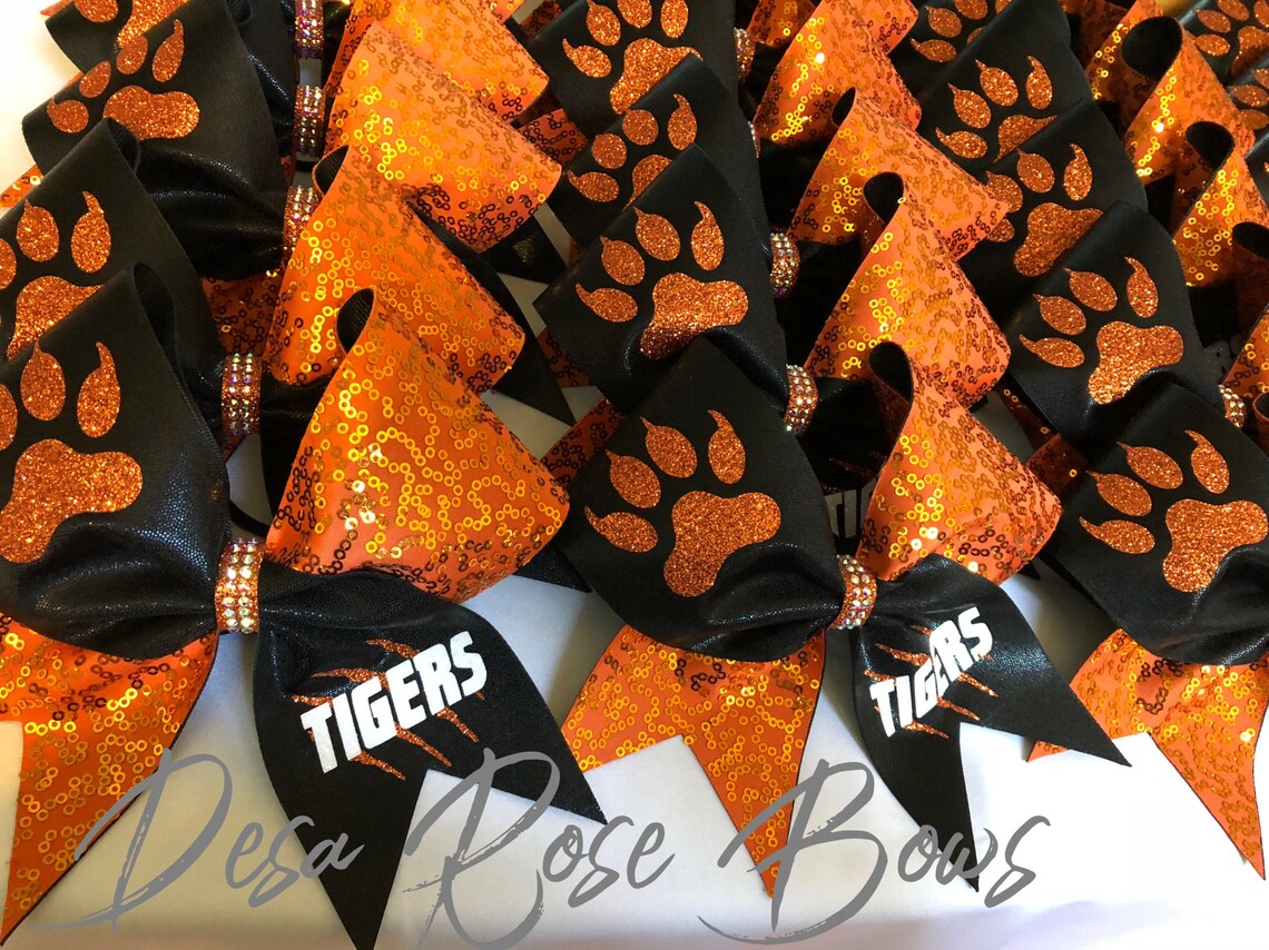 Tiger Blood Bling Bow | Etsy