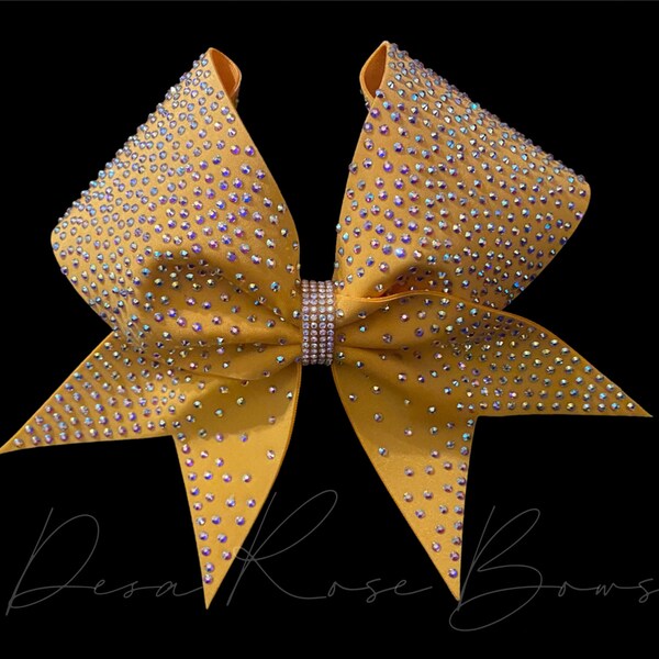 Gold Cheer Bow - Etsy