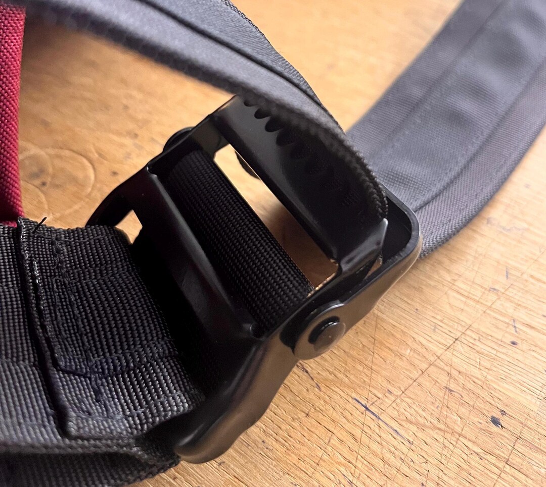 Steel 50mm / 2 Black Slide Buckle for Thick Webbing - Etsy