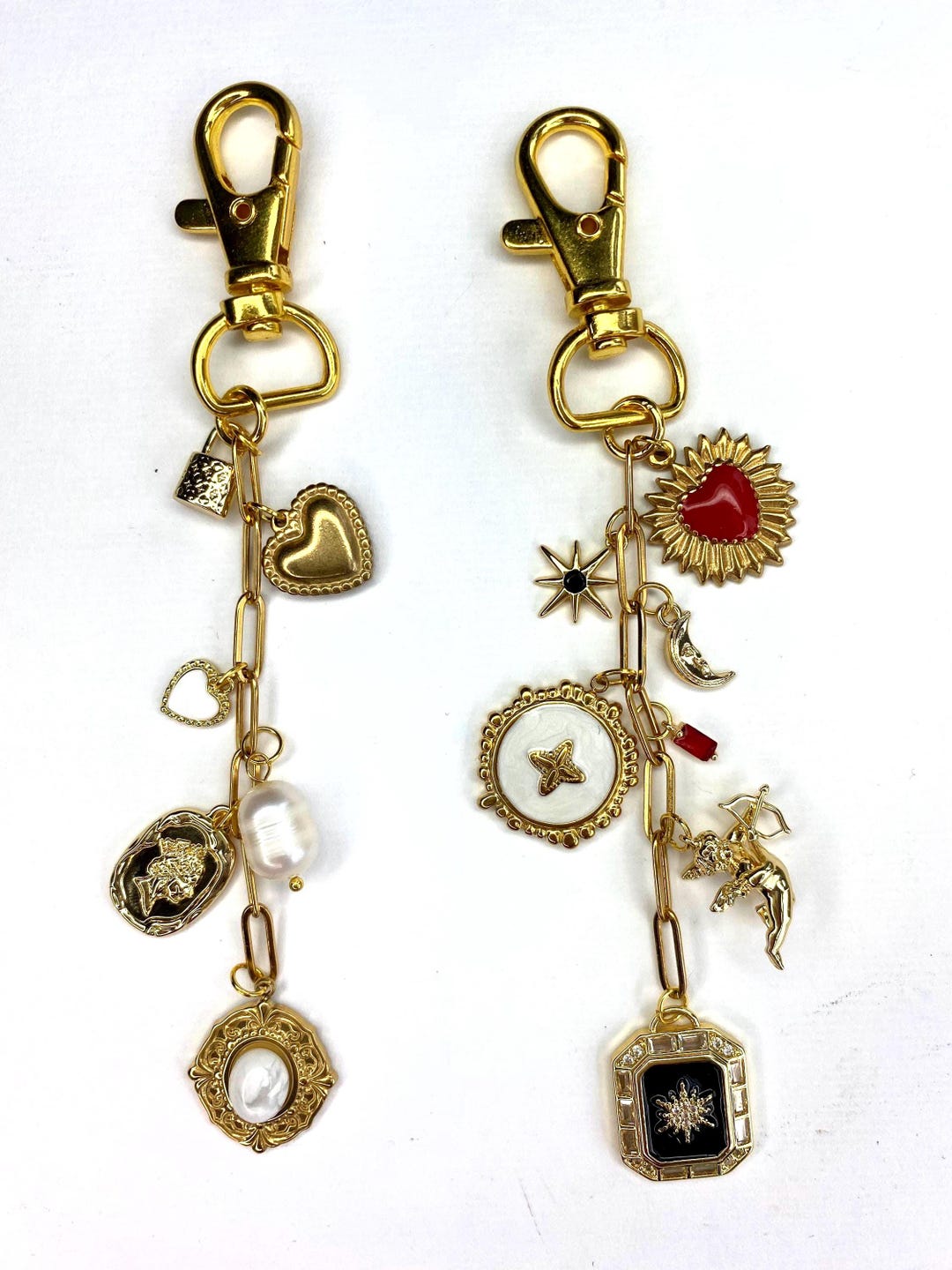 Make Your Own Keychain, Personalized Bag Charm, Custom Keychain, Purse ...