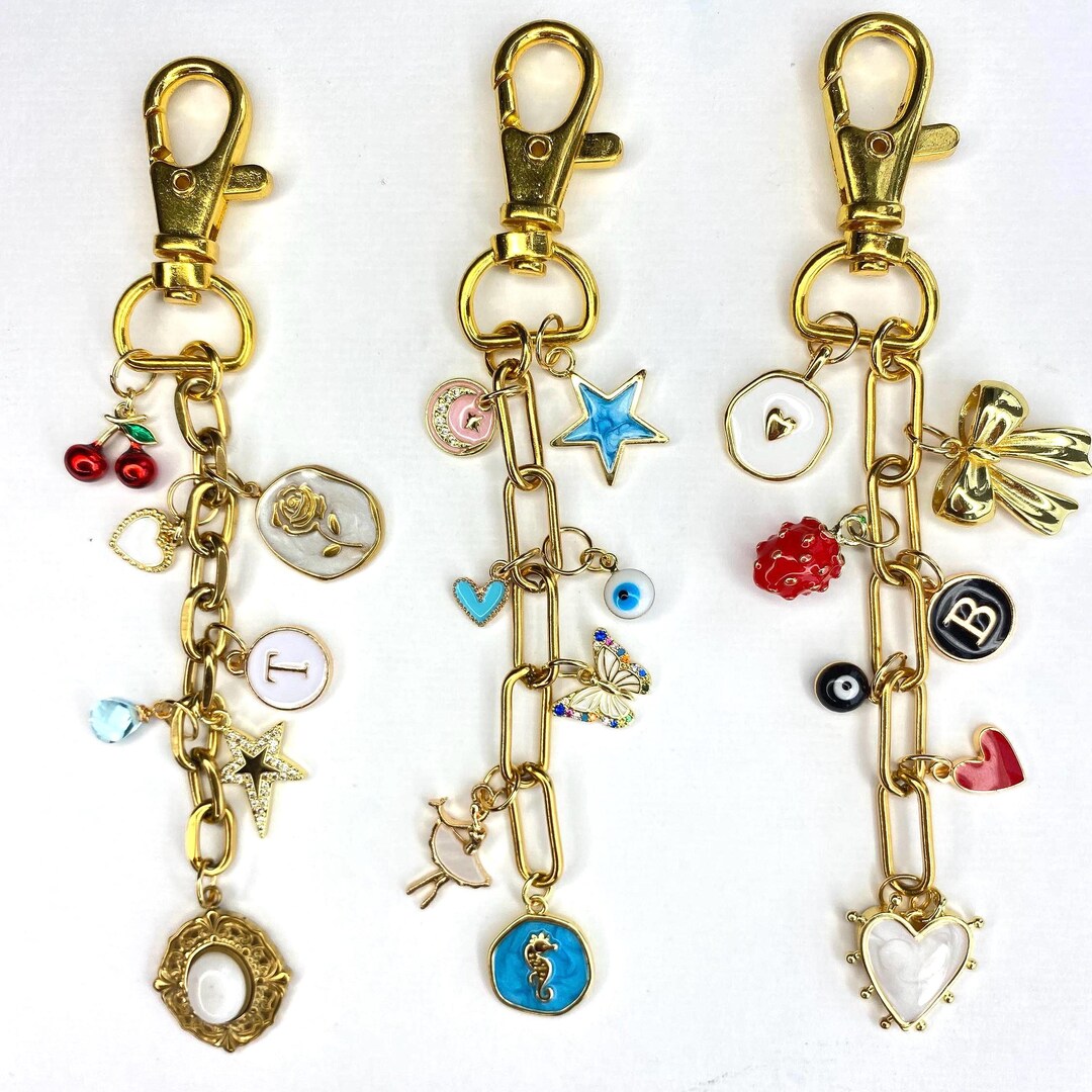 Make Your Own Keychain, Custom Bag Charm, Custom Keychain, Keychain ...