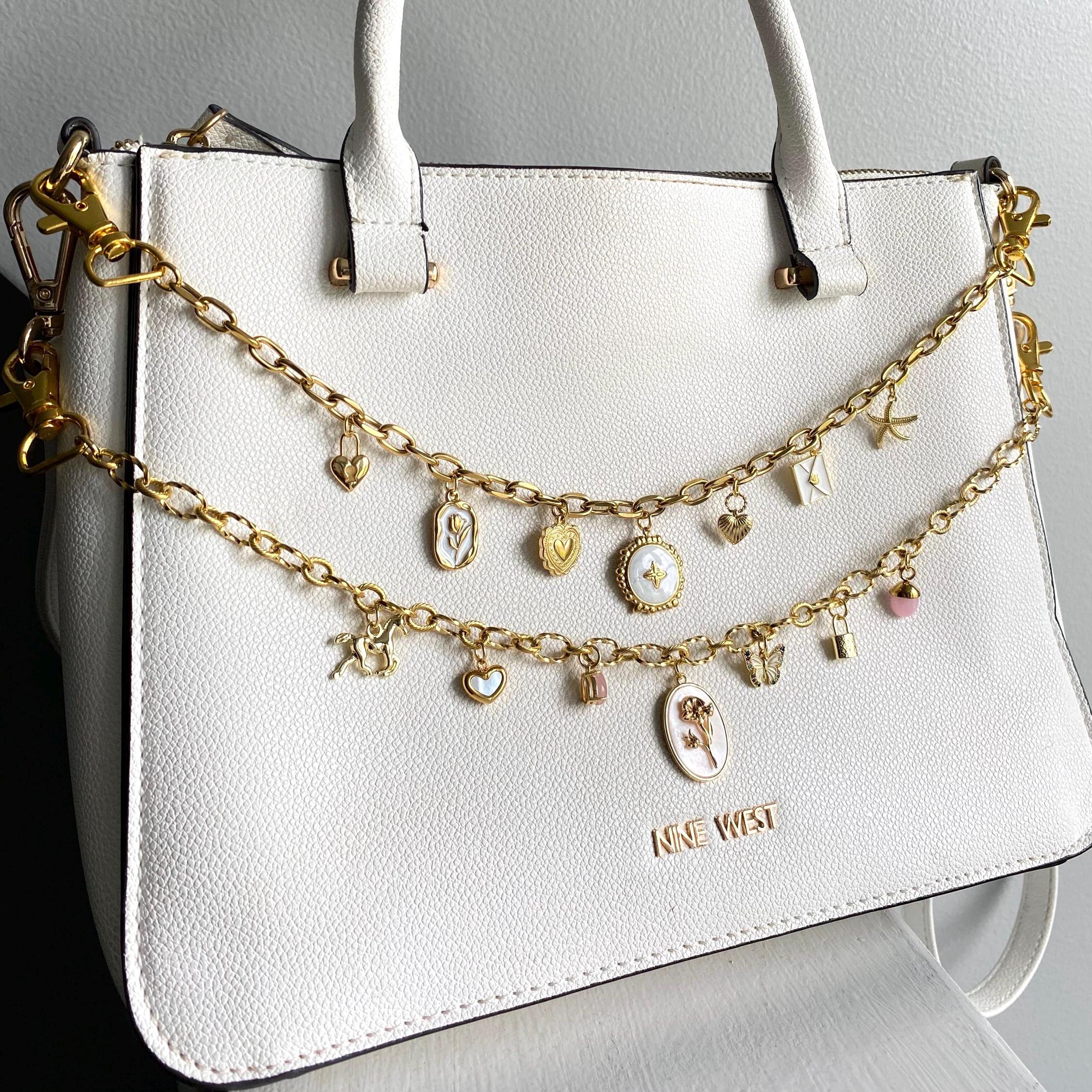 Custom Charm Bag Chain,purse Chain With Multi Charms,women Handbag ...