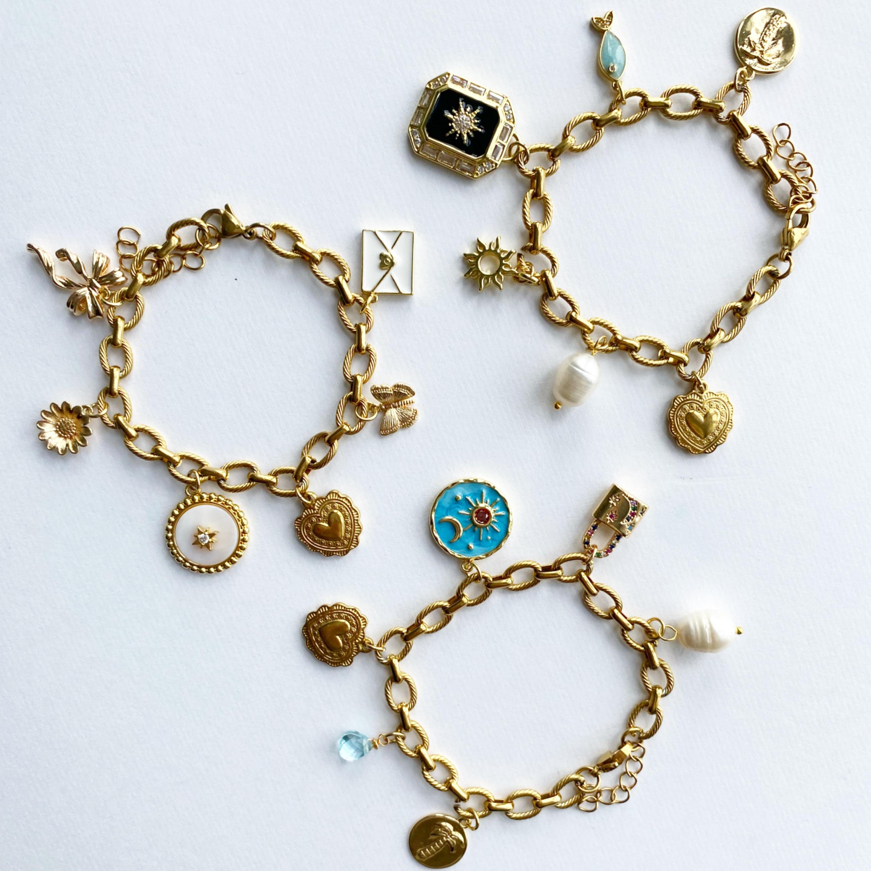 Build Your Own Custom Charm Bracelet, Personalized Charm Bracelet ...