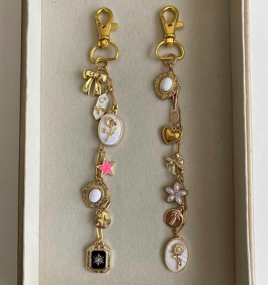 Make Your Own Keychain, Personalized Bag Charm, Custom Keychain, Purse ...