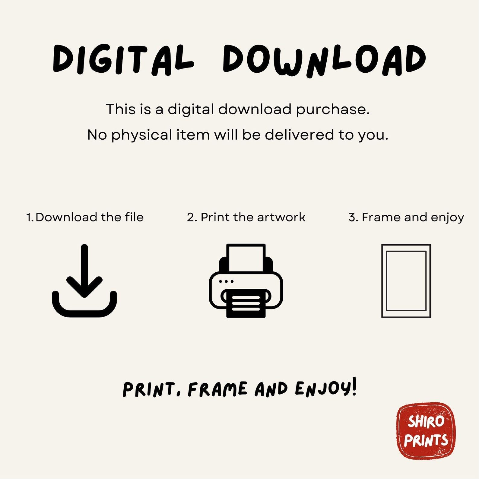 Itadaki-masu Definition Poster Japanese Prints Kanji Wall Art Japanese ...