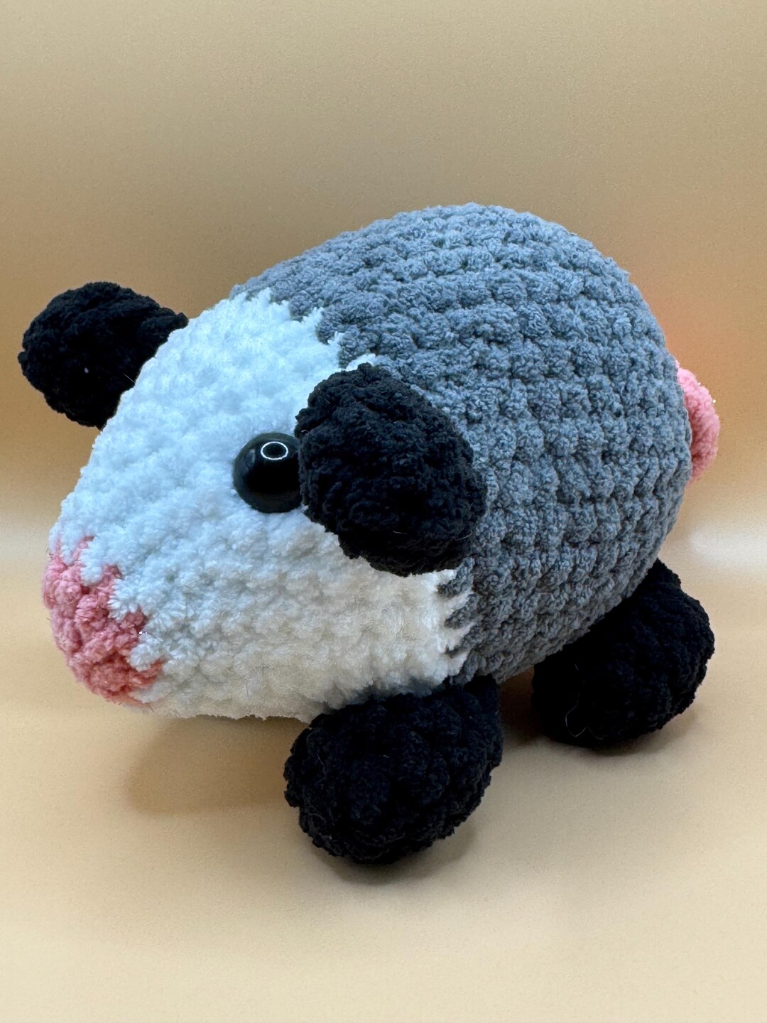 Cute Opossum Amigurumi Possum Crochet Stuffed Animal. Cute Birthday ...