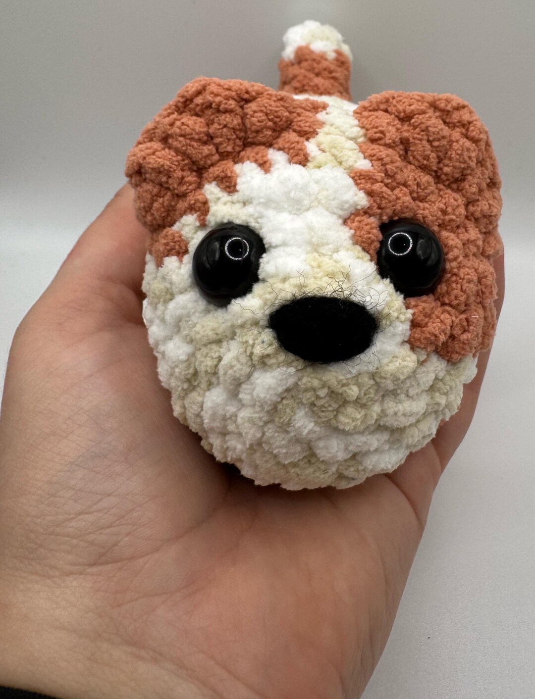 Cute Mutt Mini Puppy Amigurumi Doggie Crochet Stuffed Animal for ...