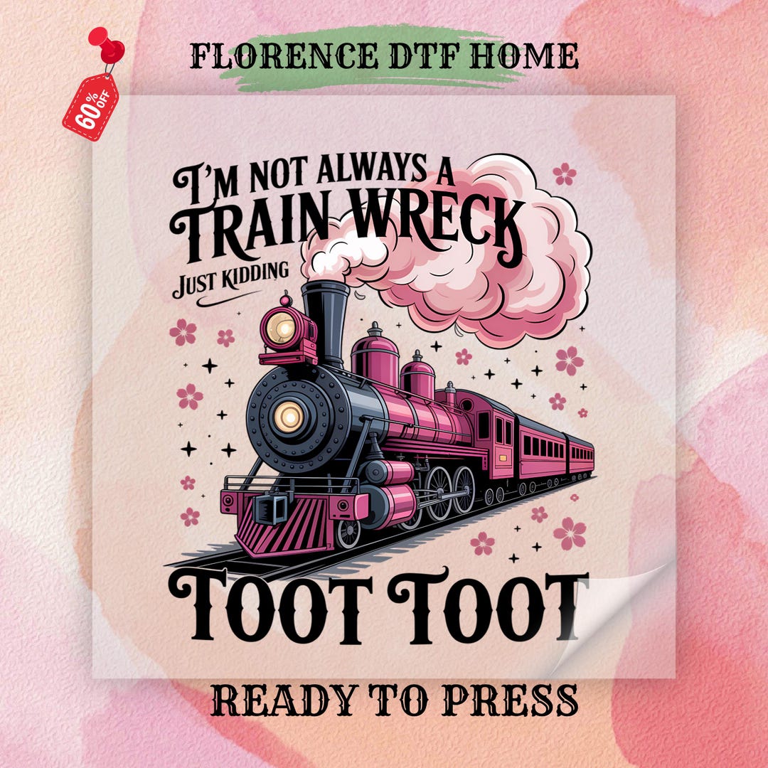 Believe Polar Express Pink Holiday DTF Transfer, Traditional Christmas ...