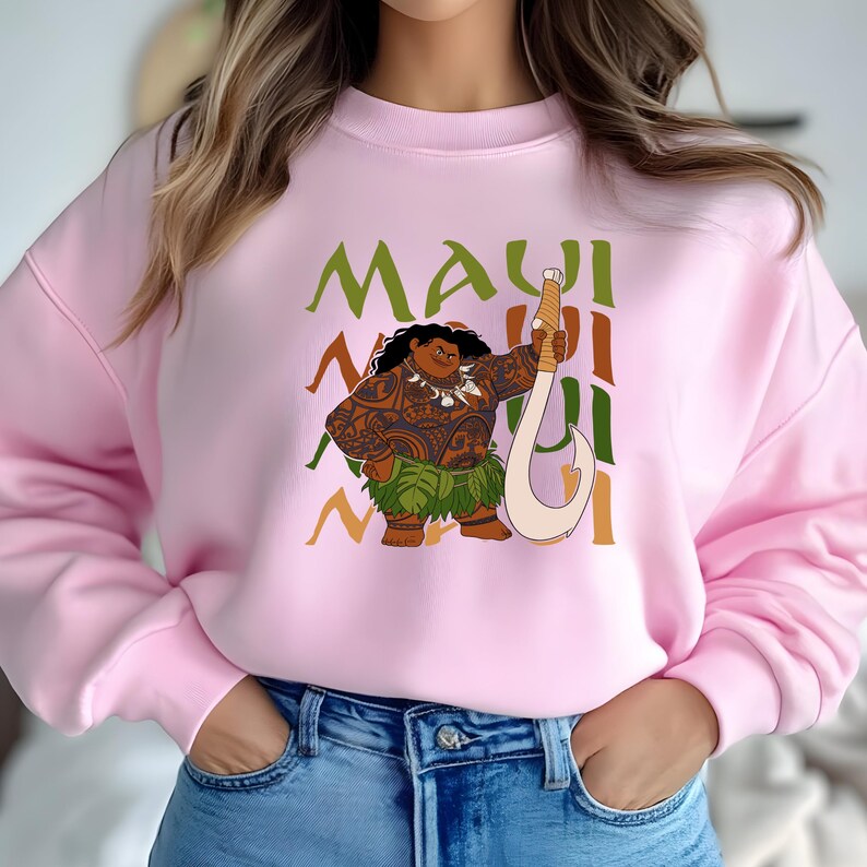 Disney Maui Moana Magic Kingdom Dtf Transfer, Disney Mickey Minnie Pua ...