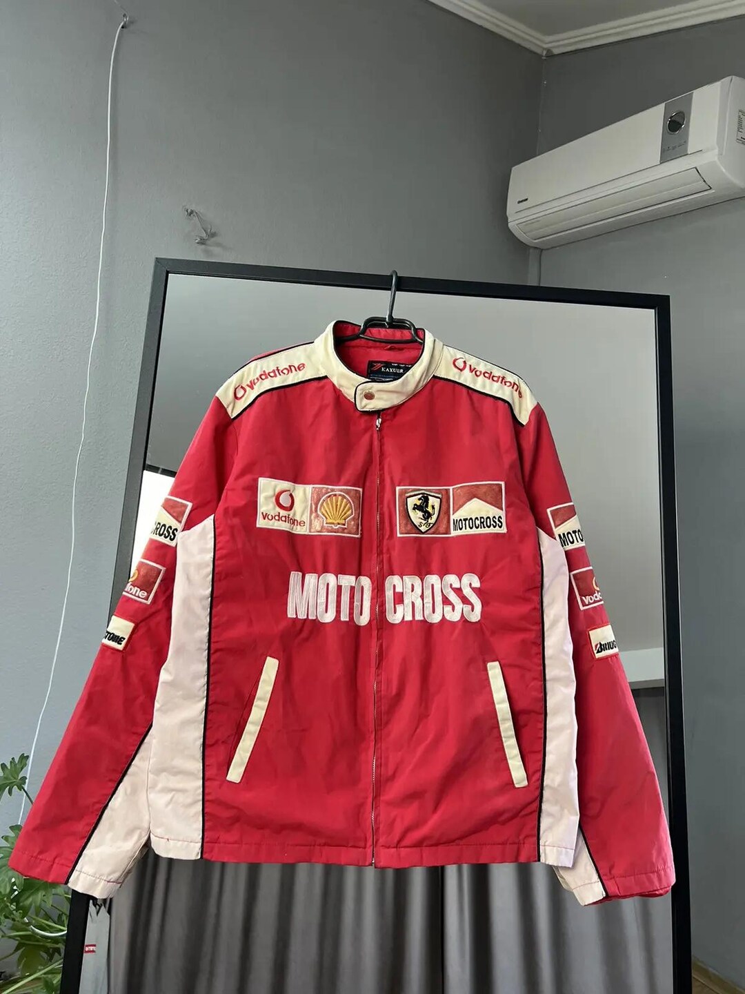 Formula 1 × NASCAR × Racing Vintage Ferrari Vodafone Jacket Bomber Red Bull F1 Racing - Etsy