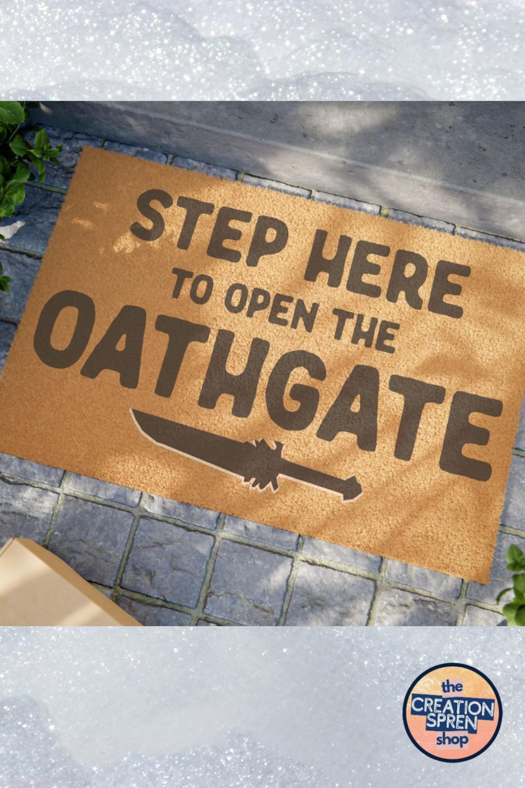 Oathgate Coir Doormat: Stormlight Archive Welcome Mat - Etsy