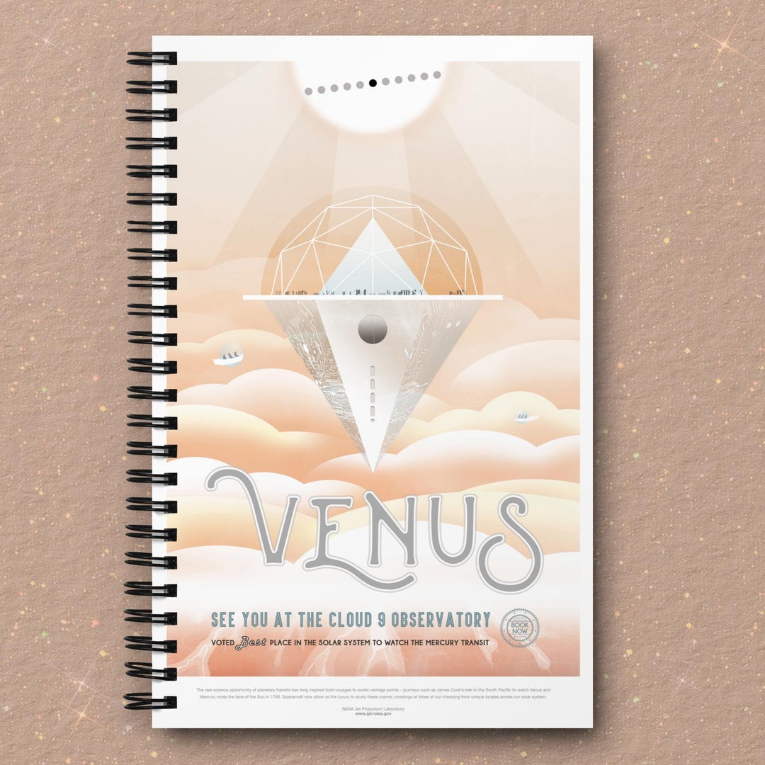 Venus NASA Notebook Space Exploration Journal Gift Space Themed Gift ...