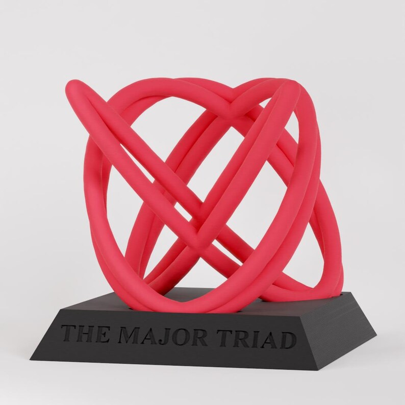 MAJOR TRIAD Lissajous Curve - 3D Printed - Etsy Canada