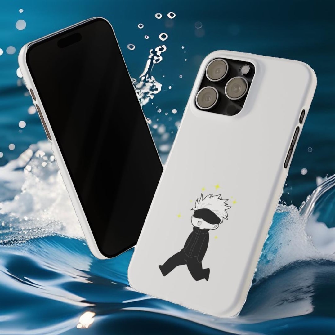 Chibi Gojo Satoru Slim Phone Case, Jujutsu Anime, Protective Cover for ...