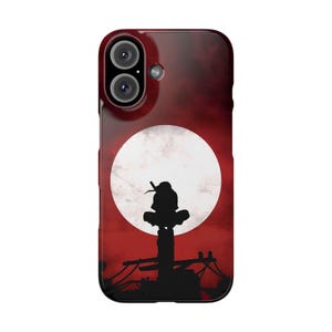 Anime Dark Theme Slim Phone Case - Durable and Hard Cover, Anime Fan ...