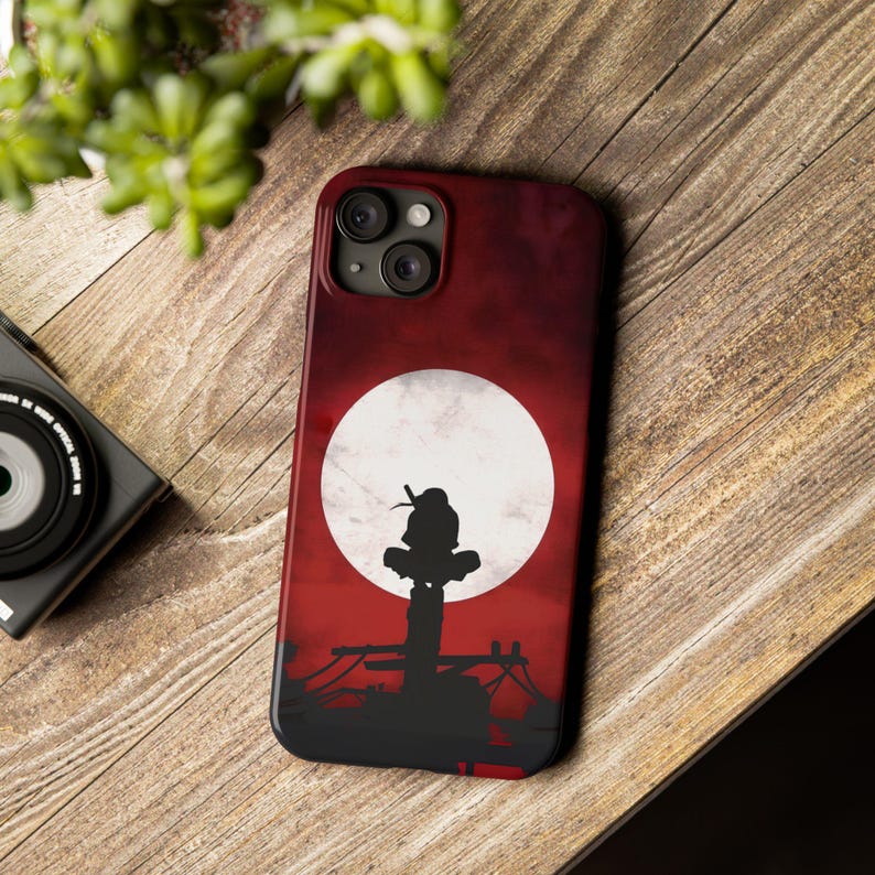 Anime Dark Theme Slim Phone Case - Durable and Hard Cover, Anime Fan ...