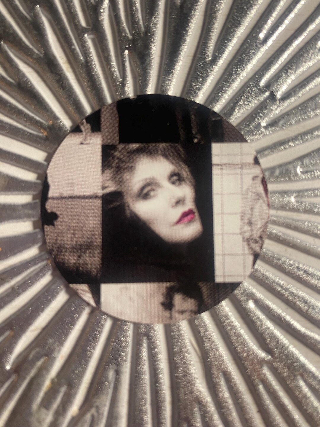 DEBBIE HARRY! #ooak #collage 1.25” Pin* Pre Production Pressed When You ...