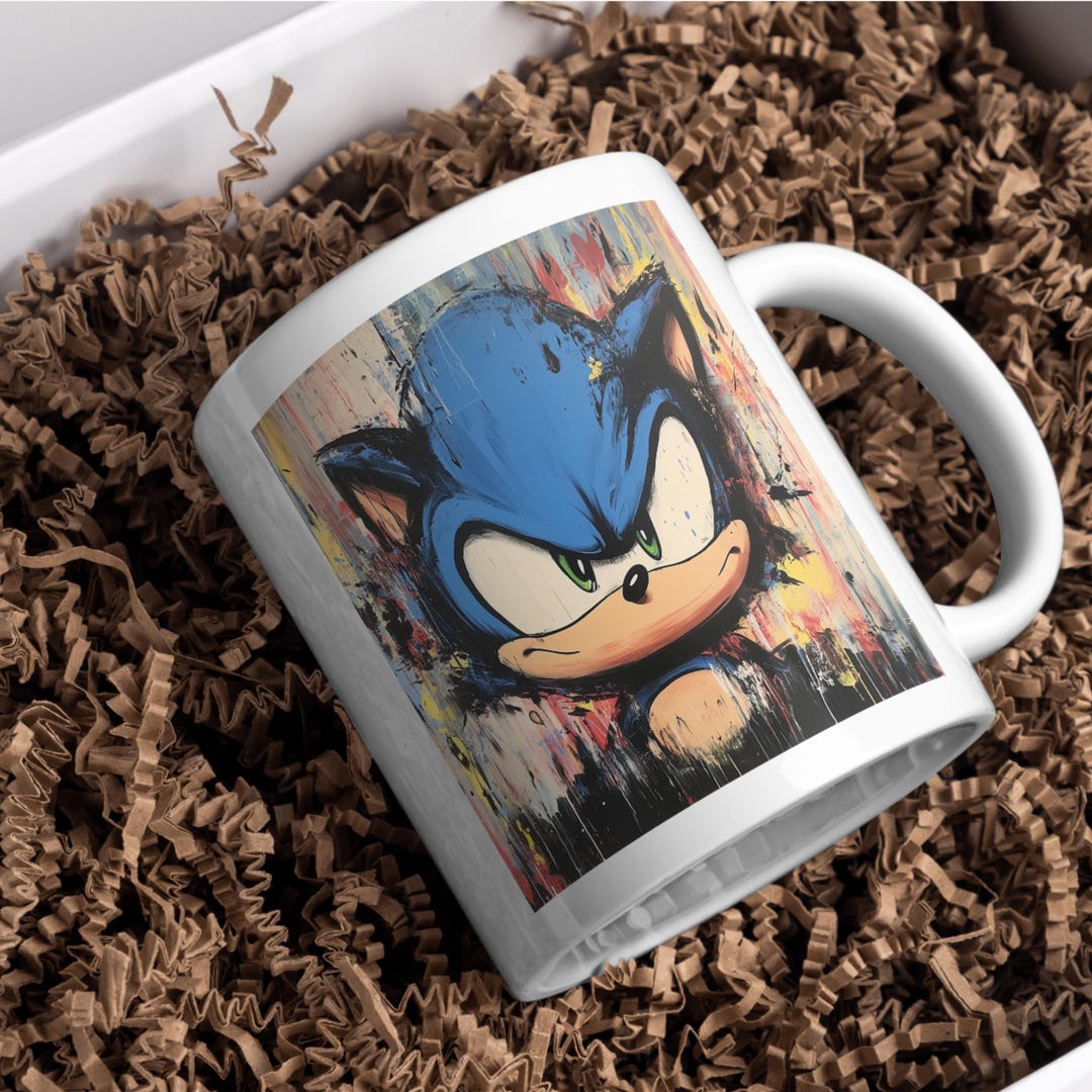 Best Sonic the Hedgehog Mug | Sonic Mug | Retro Gaming | Sonic Movie ...