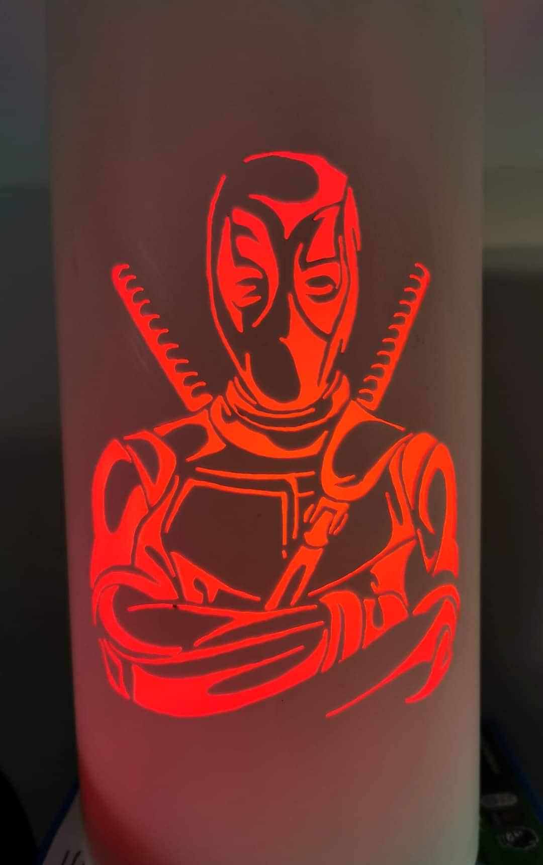 Deadpool Table Lamp - Etsy