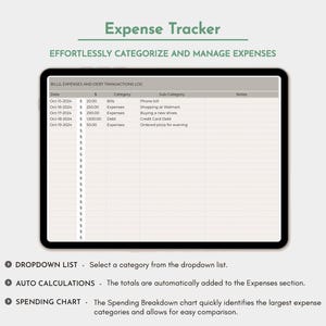 Monthly Budget Spreadsheet | Beige Brown Palette | Simple Annual Budget ...