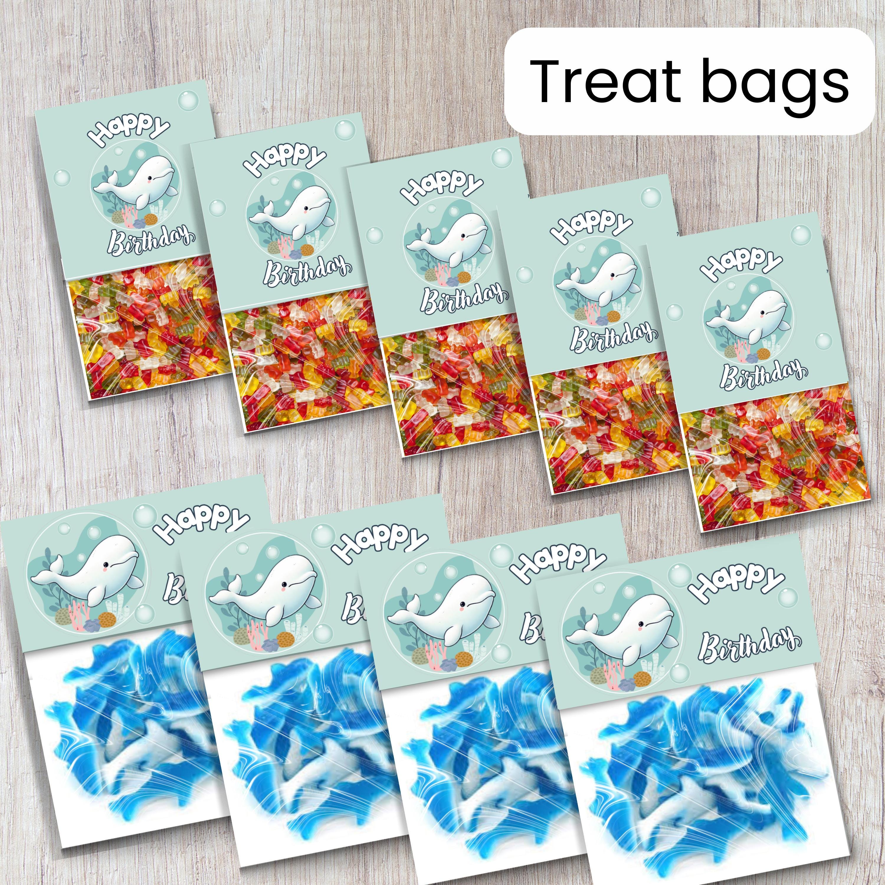 Beluga Whale, Ocean Under the Sea Themed Birthday Party Decor Printable ...