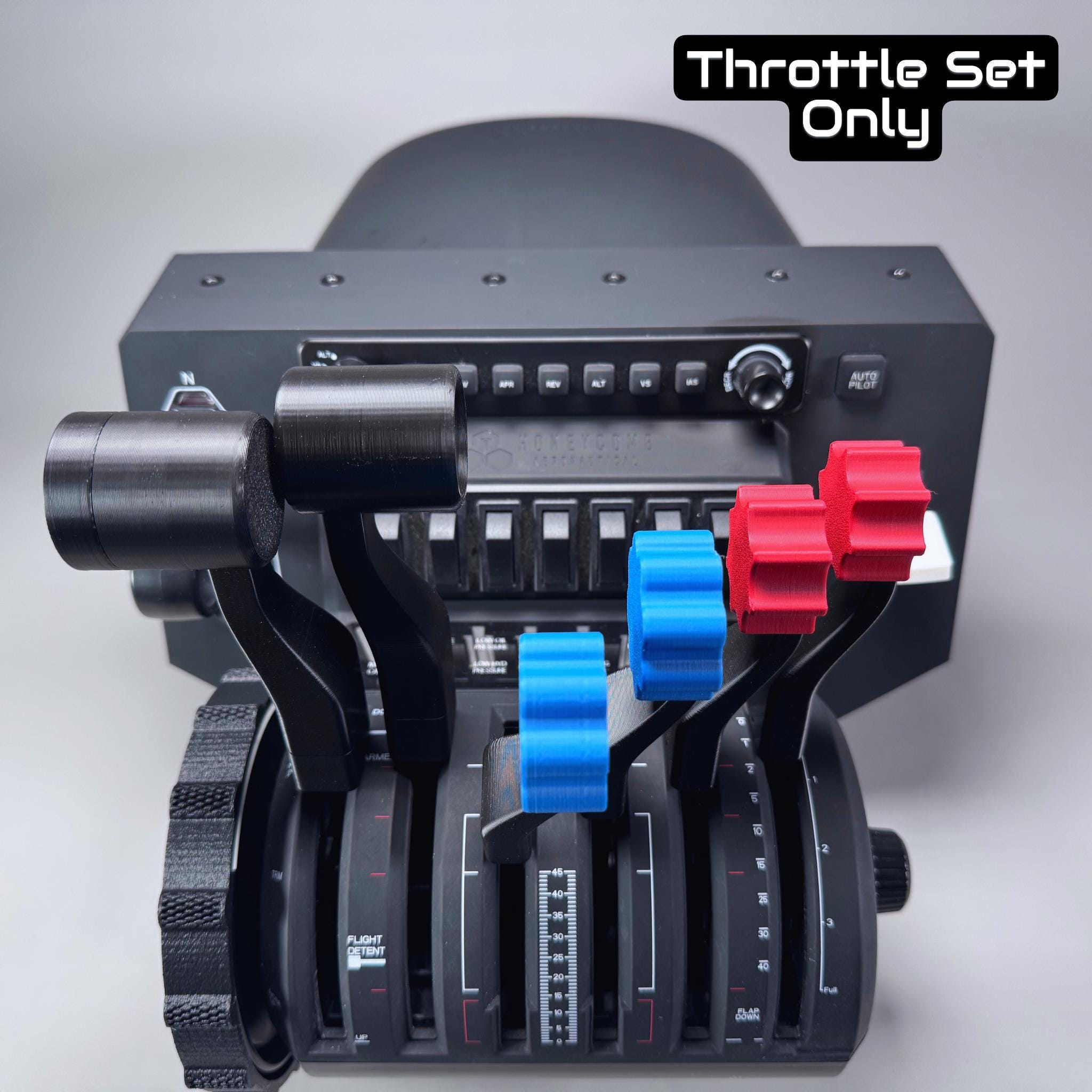 Honeycomb Twin Engine THROTTLE SET / Bravo Throttle Quadrant Baron G58 ...