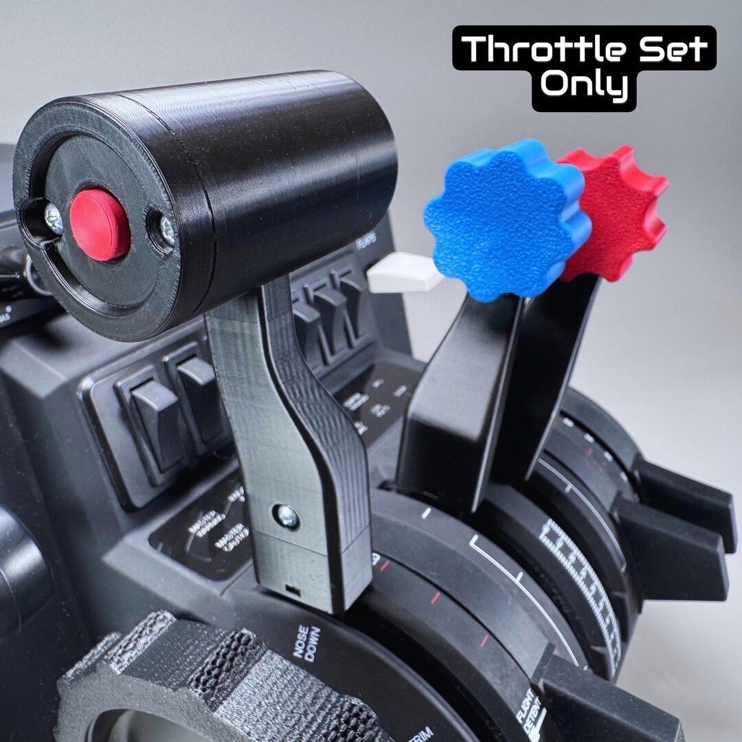 Single Engine THROTTLE SET / for the Honeycomb Bravo Throttle Quadrant ...