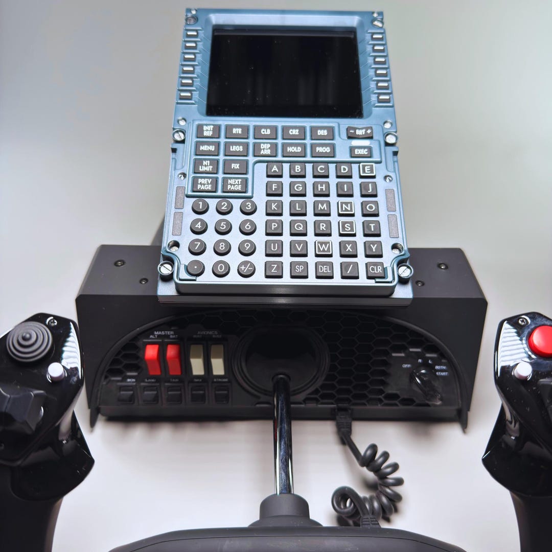 Winwing MCDU & PFP MOUNT for Honeycomb Alpha/bravo | Swivel Flight Sim ...