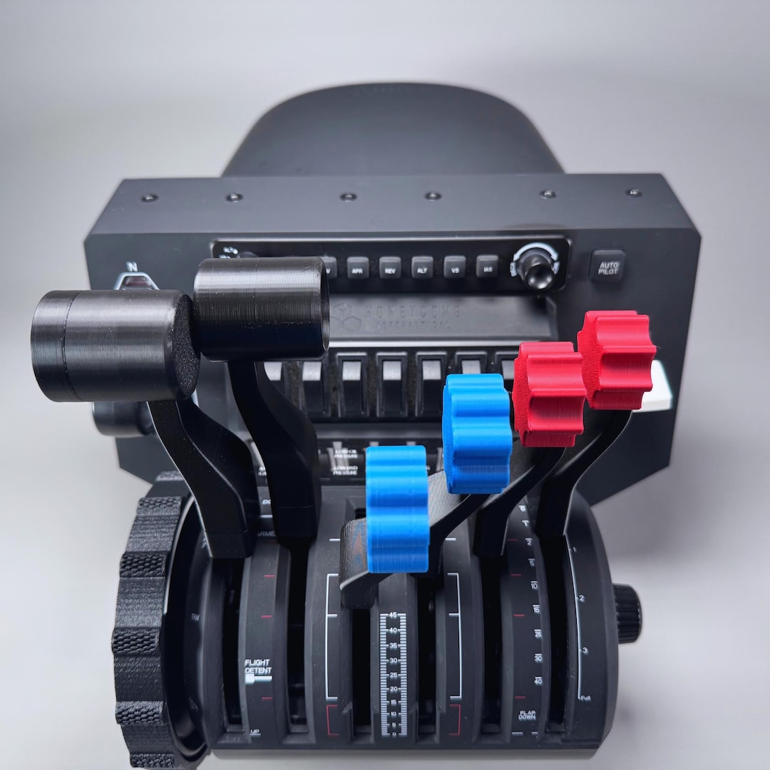 Honeycomb Twin Engine Throttle Set Bravo Throttle Quadrant Baron G58 ...