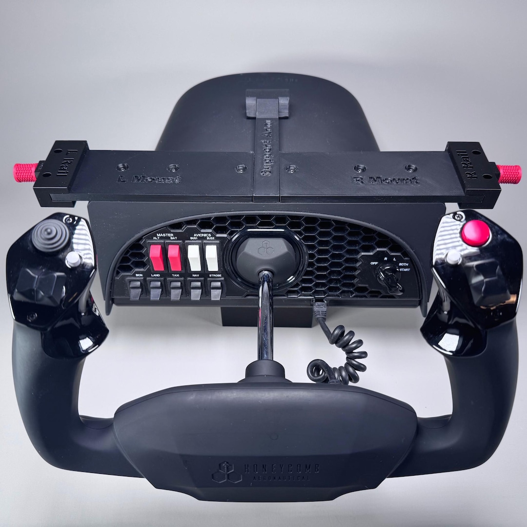 Honeycomb Alpha Flight Sim Mount: Under Desk, Space Saving - Etsy