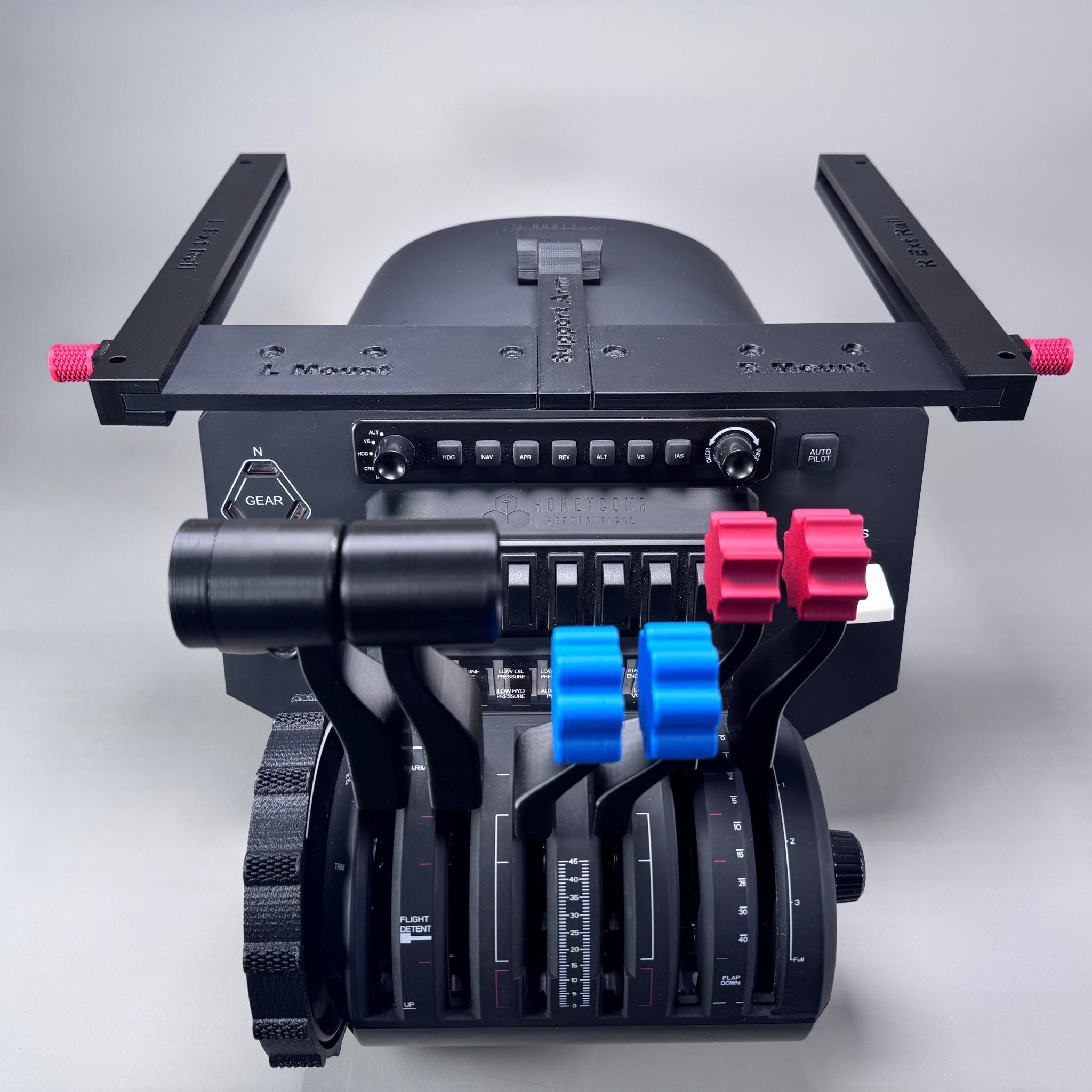 Sliding Under Desk Mount Honeycomb Bravo Throttle Quadrant Mount ...
