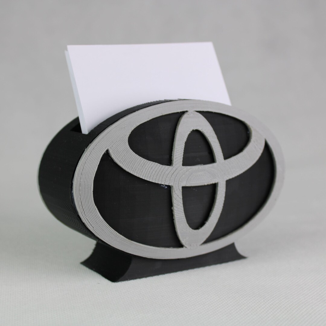 Toyota Business Card Holder. Desk Gadget - Etsy