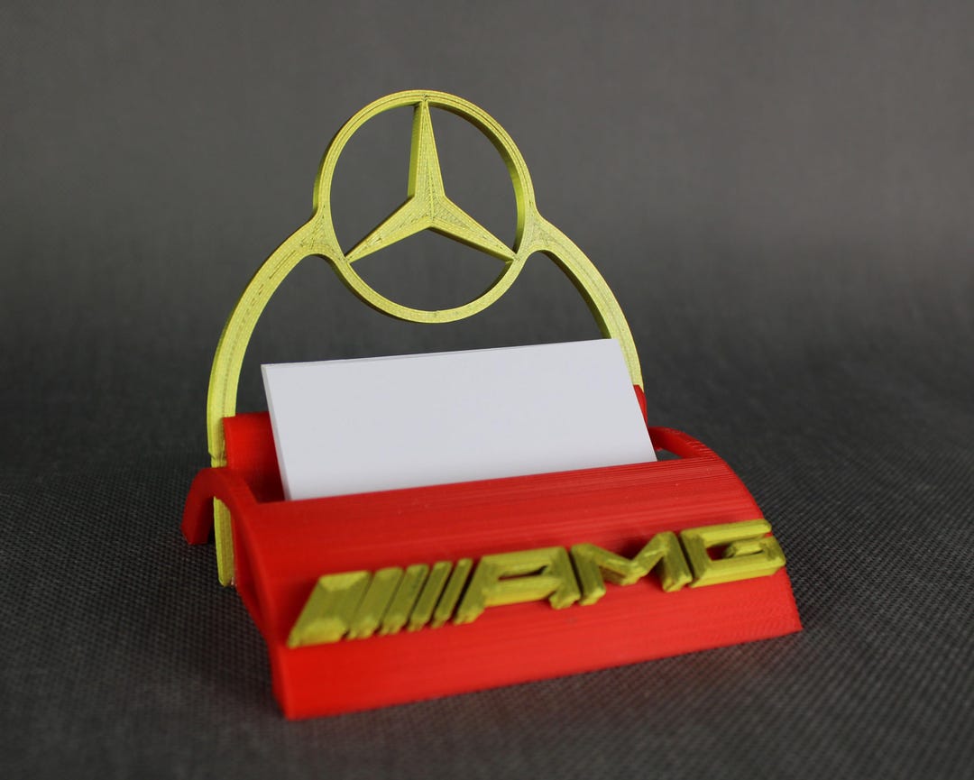 Mercedes Benz AMG Business Card Holder/stand. Desk Gadget - Etsy