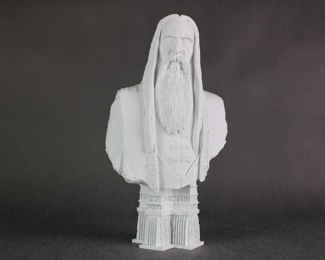 Saruman Statue. J.R.R. Tolkien, Lord of the Rings Character. Deskgadget ...