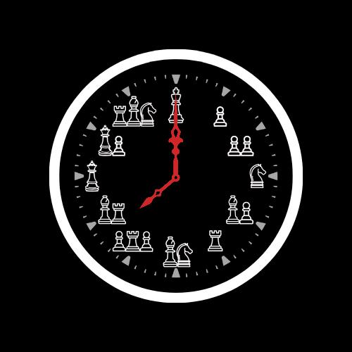 Chess Pieces Wall Clock Background - Etsy