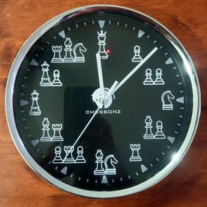 Chess Pieces Wall Clock Background - Etsy