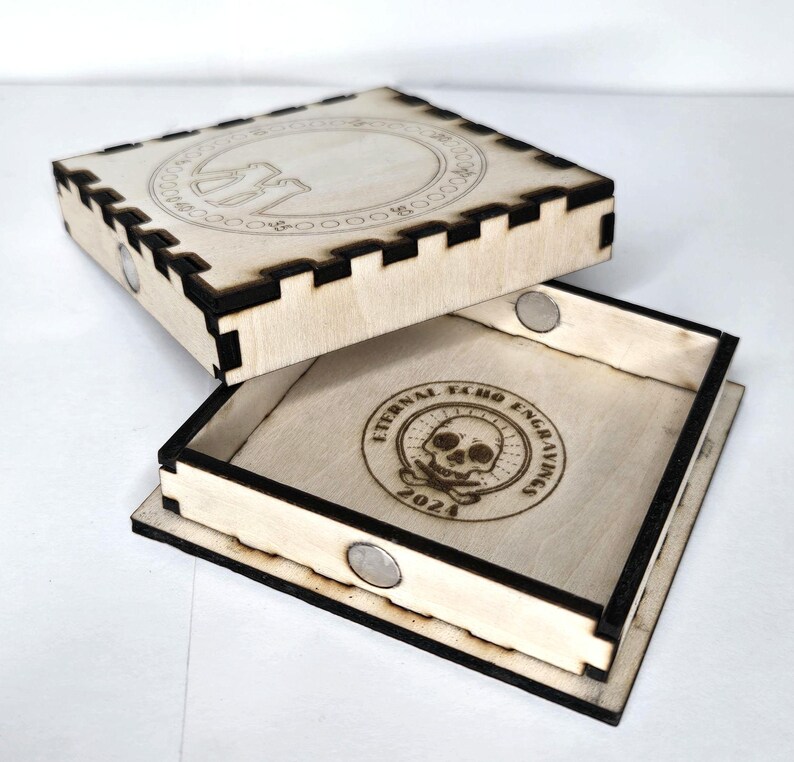 Laser Engraved Wooden MTG Life Counter | Commander Dial Tracker With ...