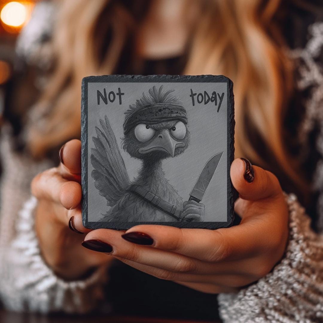 4 Angry Thanksgiving Turkey PNG Laser Engraving Files for Slate or Wood ...