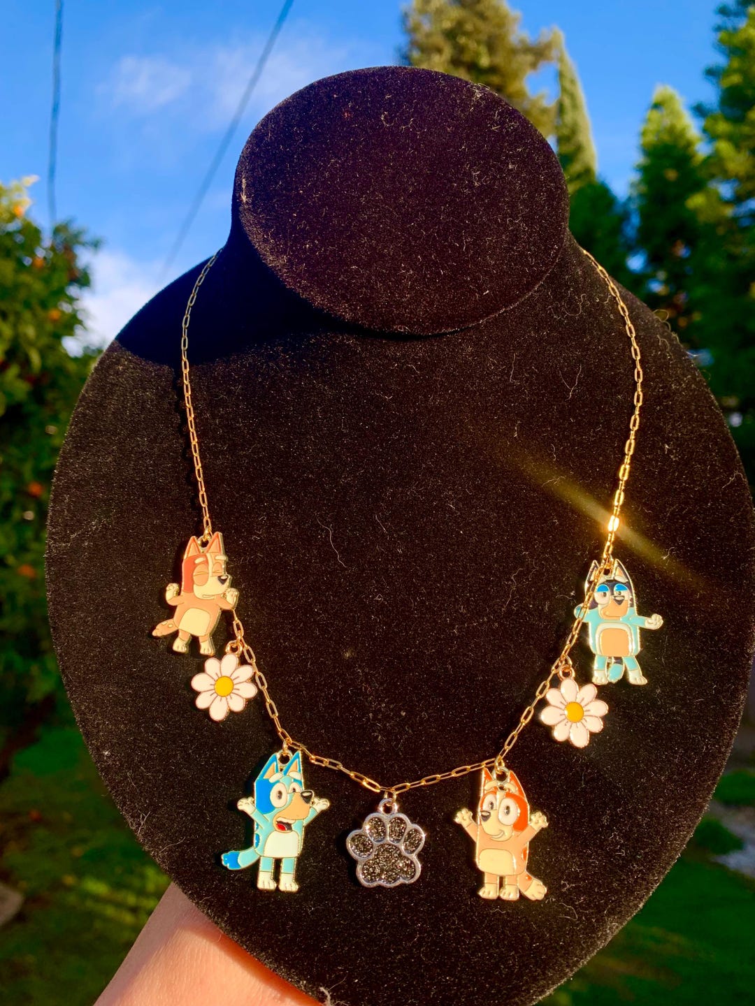 Bluey Charm Necklace - Etsy