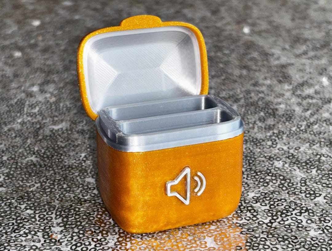 Hearing Aid Storage Container With Sparkle Effect - Etsy UK