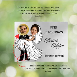 Who Has the Groom Scratch-off Game, Funny Printable Bridal Shower ...