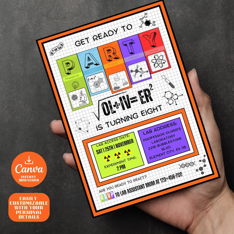 Chemistry Birthday - Etsy