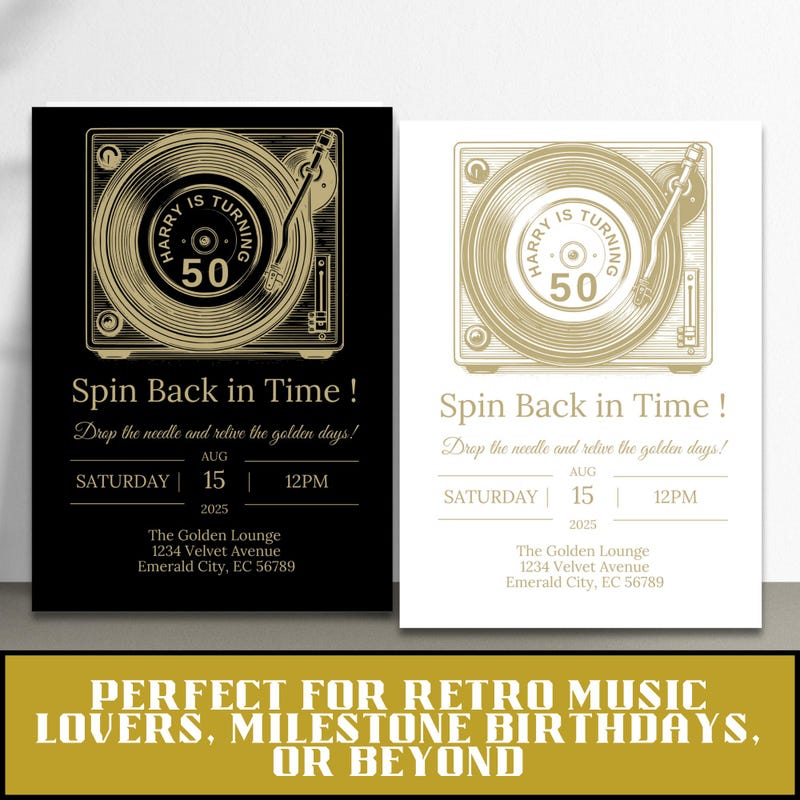 Vinyl Record Flyer - Etsy UK