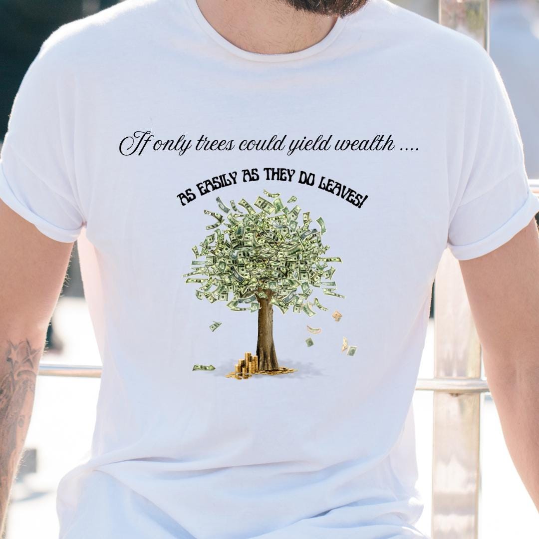 Money Doesnt Grow on Trees SVG, PNG Design Fun Financial Quote for ...