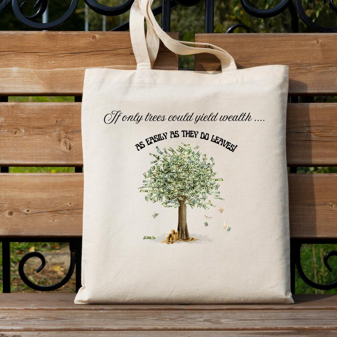 Money Doesnt Grow on Trees SVG, PNG Design Fun Financial Quote for ...