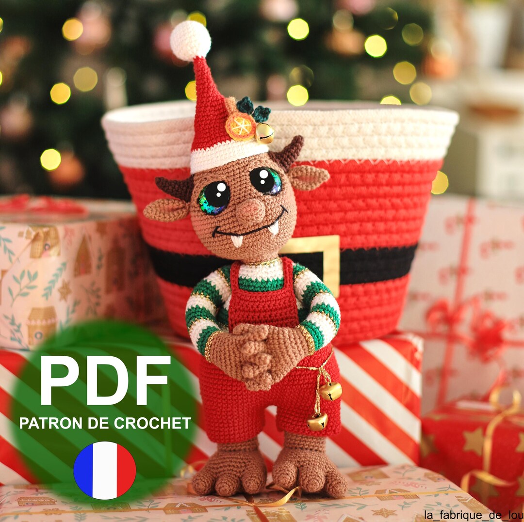 Ginger Crochet Pattern for Christmas Troll and His Gingerbread Teddy ...